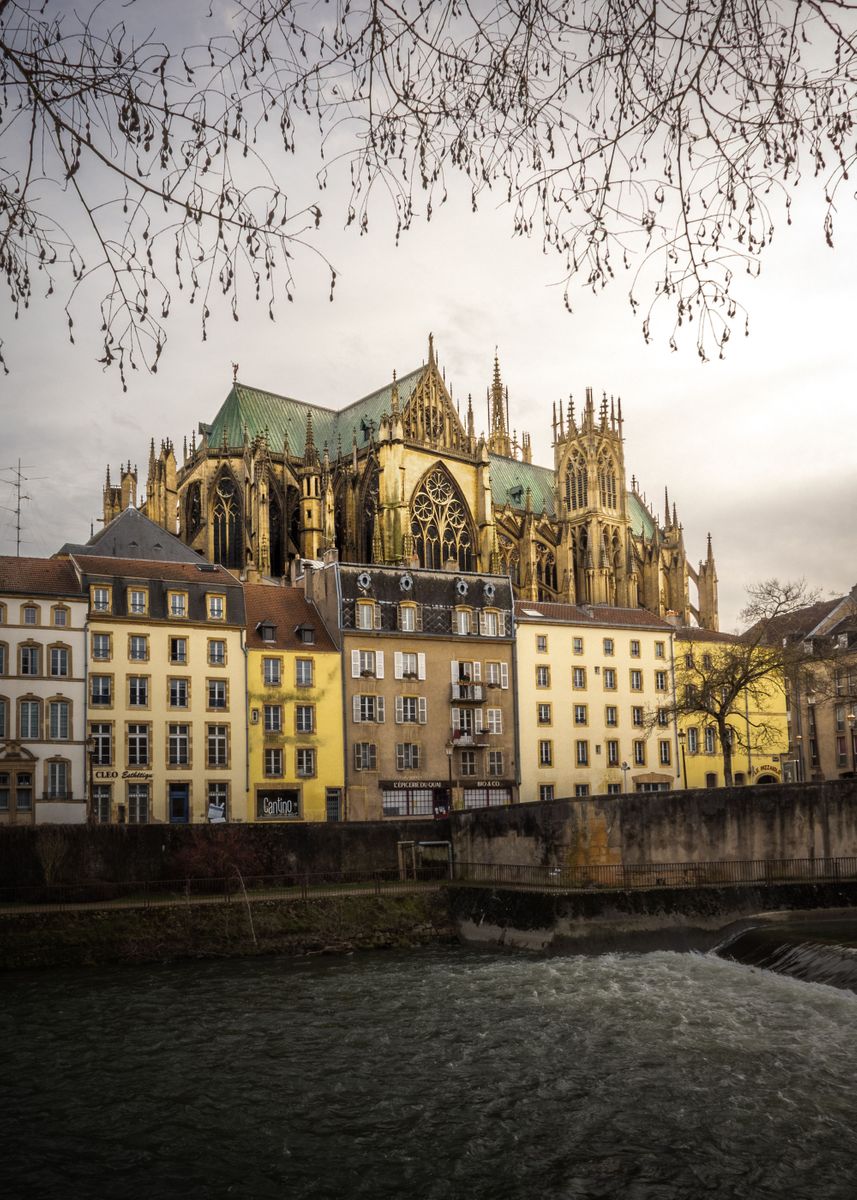 'Metz' Poster, picture, metal print, paint by Anthony | Displate