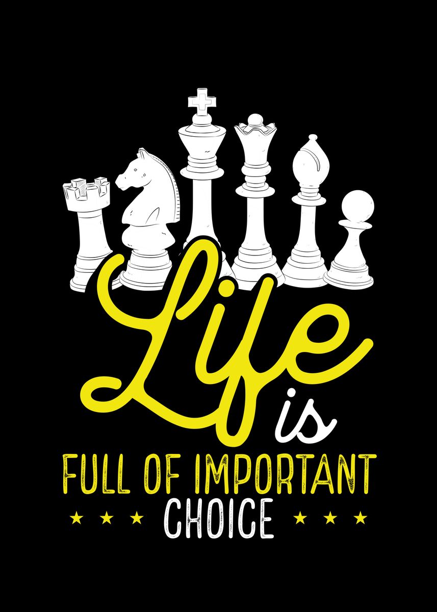 'Life is full of choice' Poster, picture, metal print, paint by BeMi ...