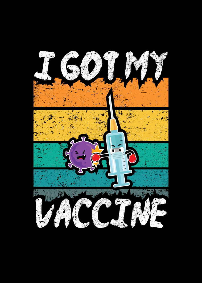 'Vaccination' Poster by ZS C O M M E R C E | Displate