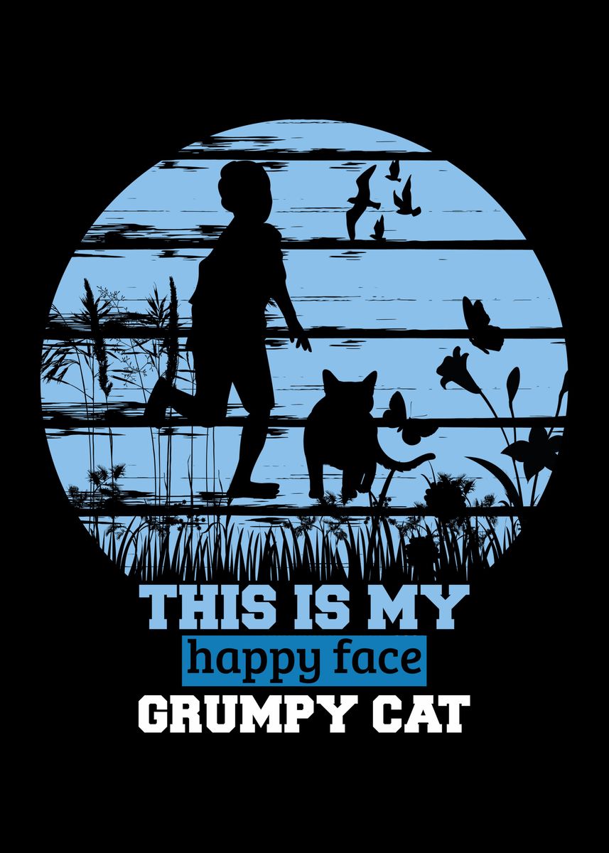 'This is my happy' Poster by Tony Lee | Displate