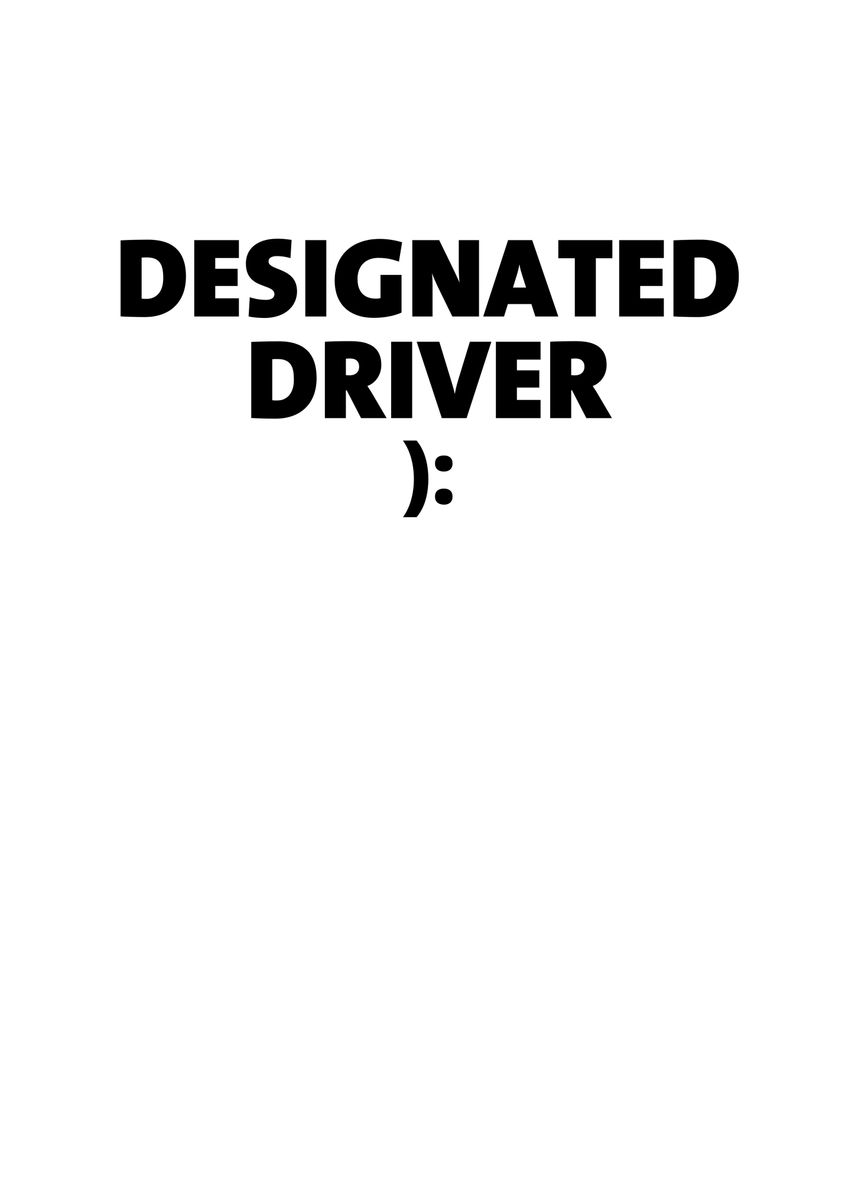 'Designated Driver' Poster, picture, metal print, paint by Francois ...