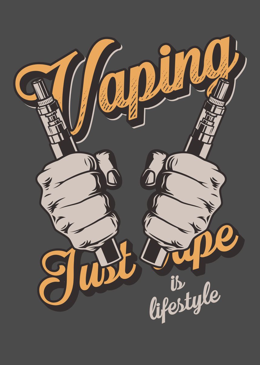 'Vape' Poster by Karin Studio | Displate