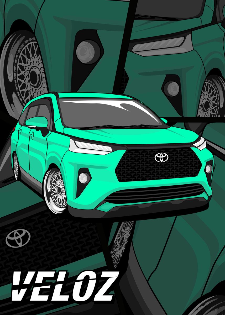 'Veloz' Poster by Alfian Dwi | Displate