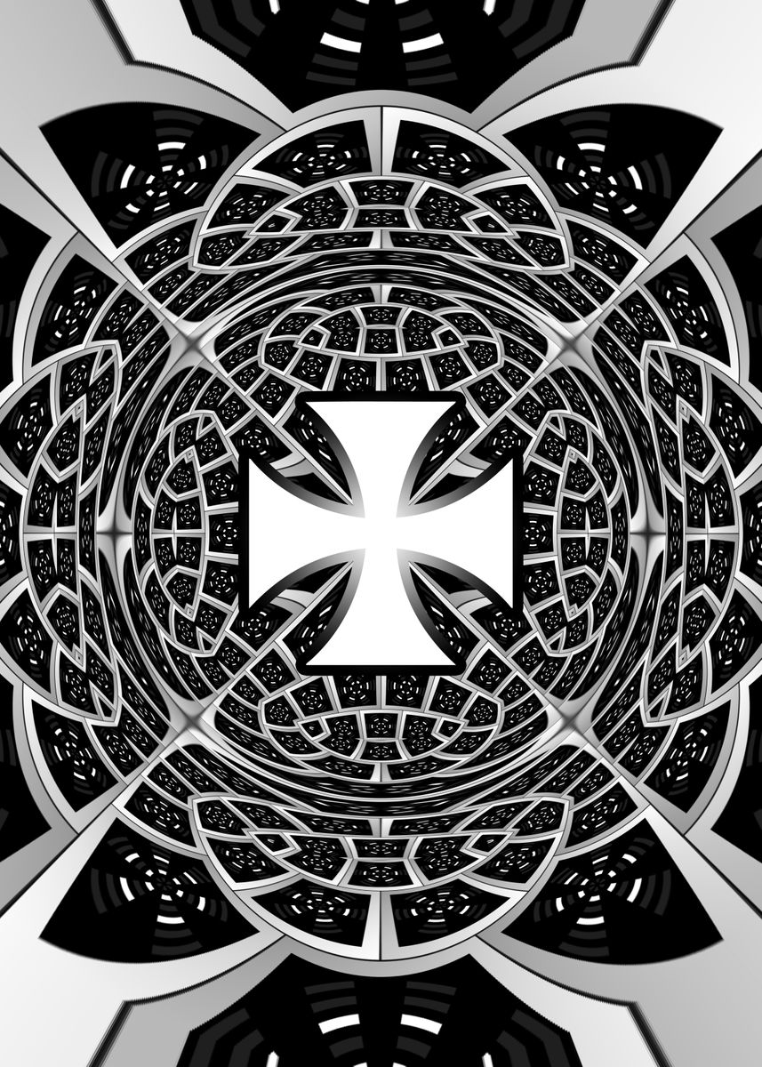 'Cross patty' Poster by Gaspar Avila | Displate