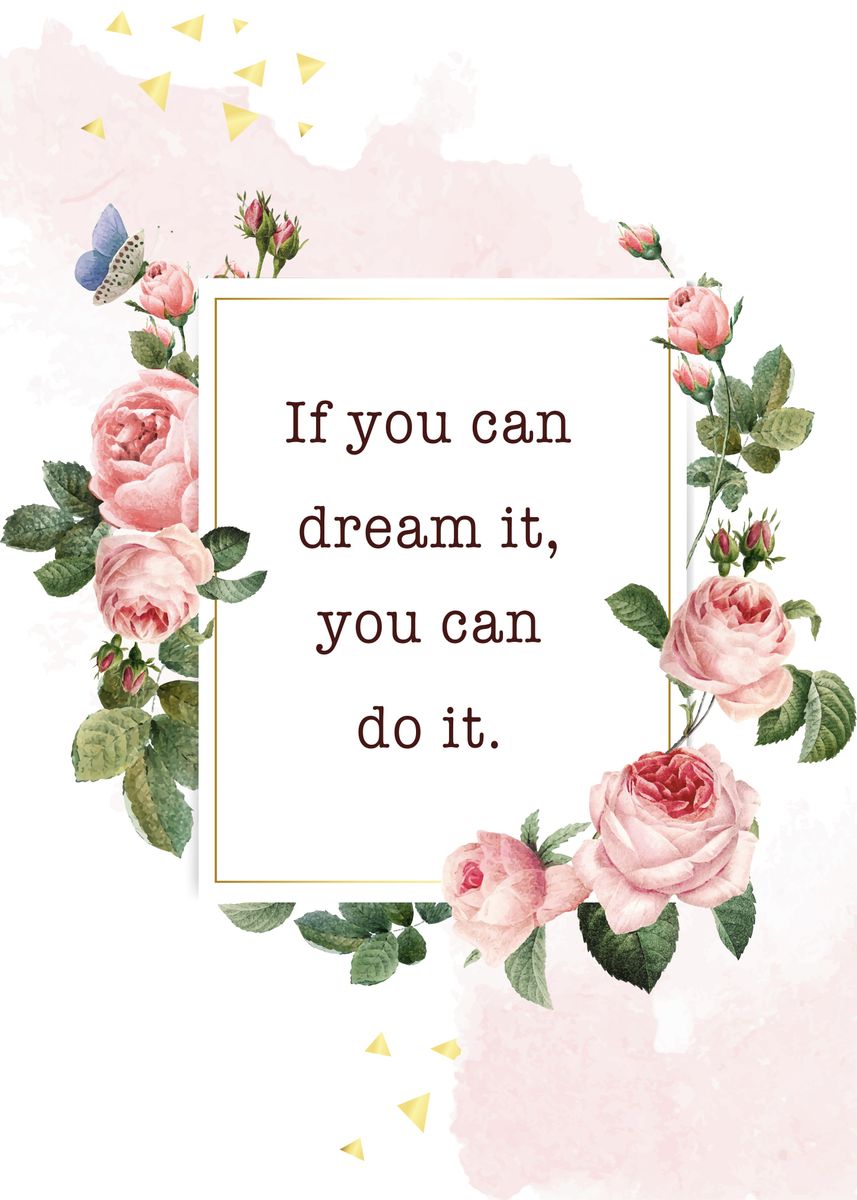 'Do it' Poster, picture, metal print, paint by Neon Moon | Displate