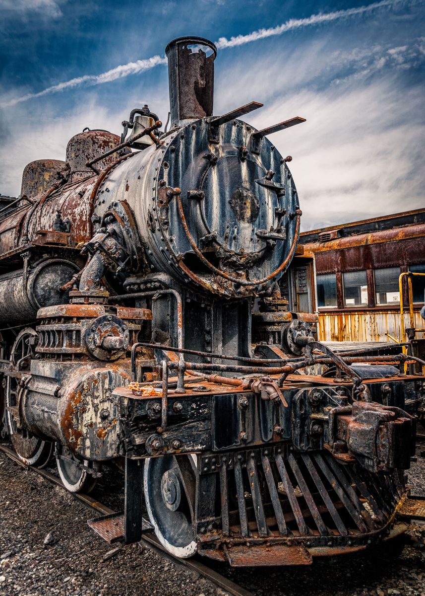 'Rusted Nickel' Poster, picture, metal print, paint by Enzwell | Displate