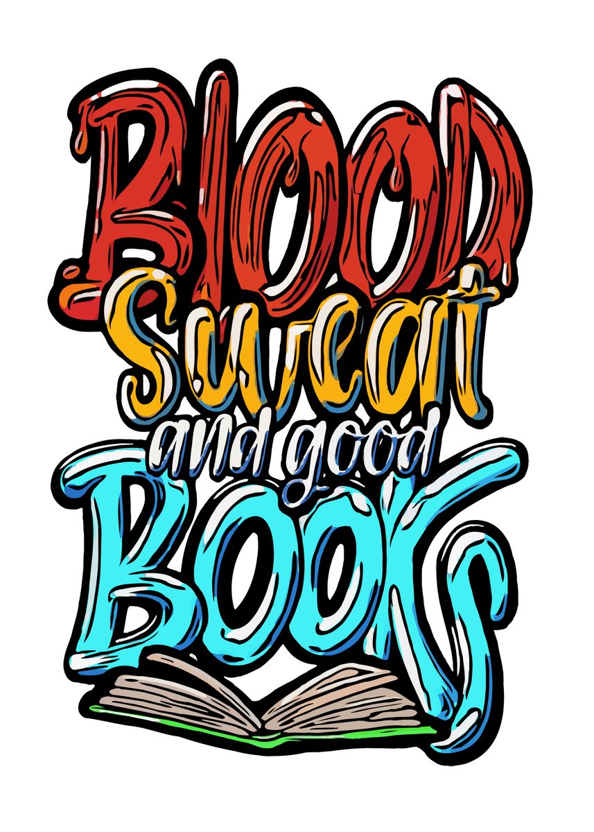 'Book Lovers Wall Art' Poster by KalliDesignShop | Displate