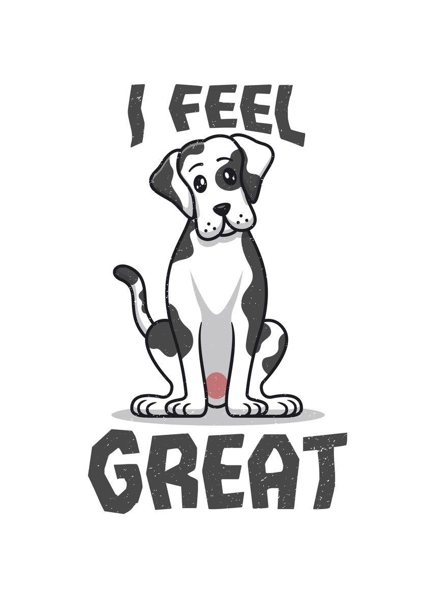 'I Feel Great' Poster, picture, metal print, paint by ZS C O M M E R C ...
