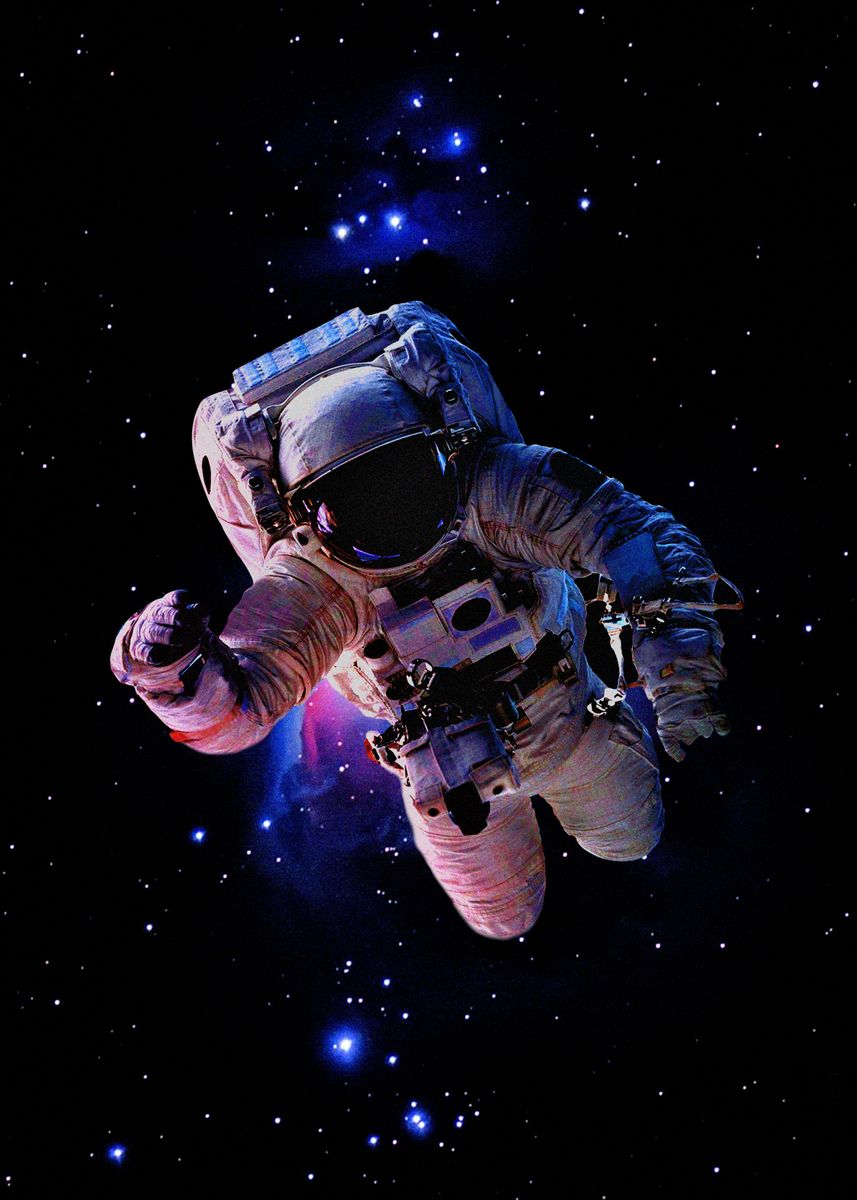 'Space' Poster, picture, metal print, paint by Laura Winstead | Displate