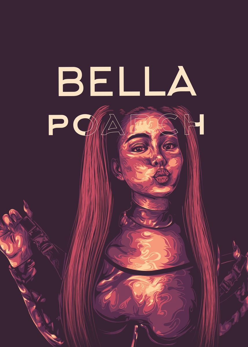 'bella poarch' Poster, picture, metal print, paint by crypto artdesign ...