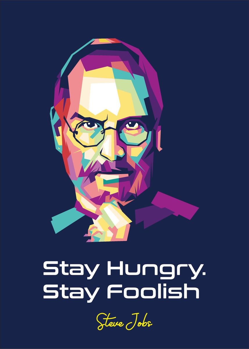 'Steve Jobs' Poster by Saidi Say | Displate