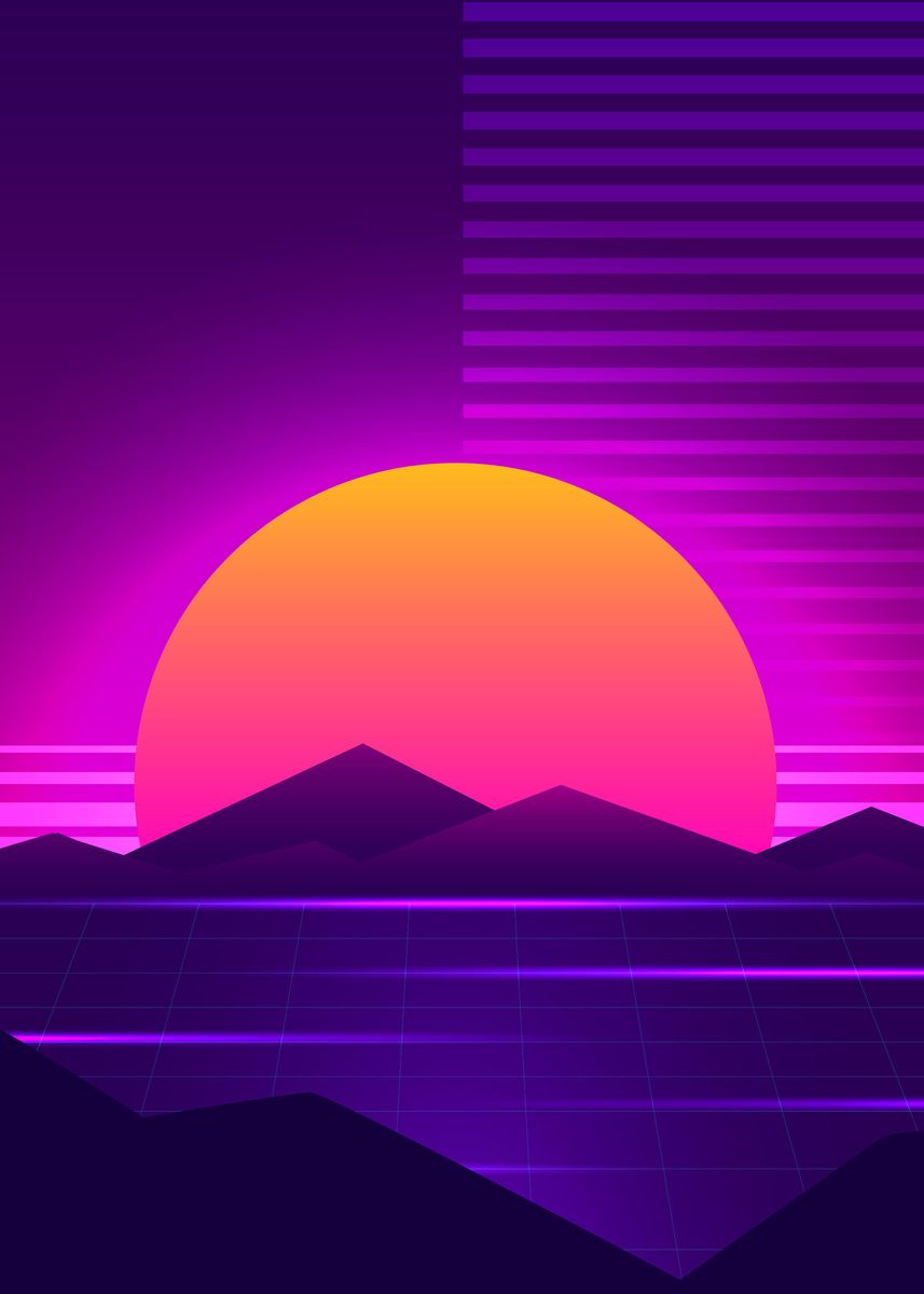 'Vapor wave art' Poster, picture, metal print, paint by Neo Vectorist ...