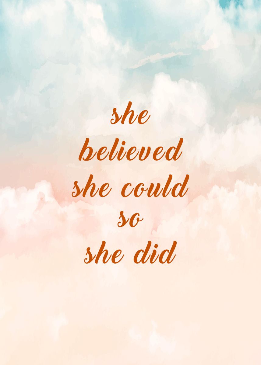 'She' Poster, picture, metal print, paint by Neon Moon | Displate