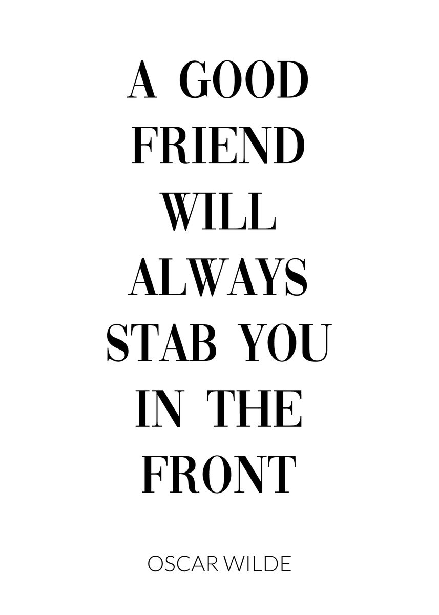 'Oscar Wilde Quote' Poster, picture, metal print, paint by dkDesign ...