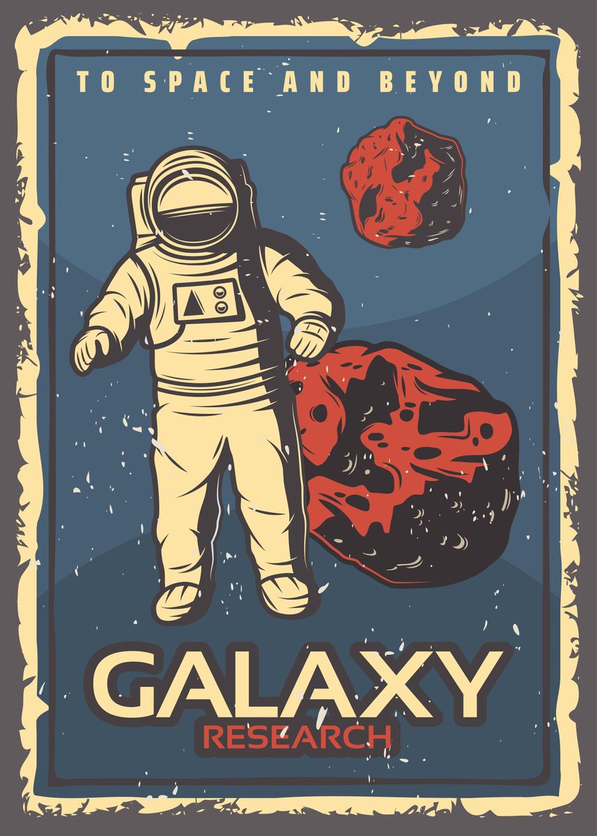 'space' Poster, picture, metal print, paint by Karin Studio | Displate