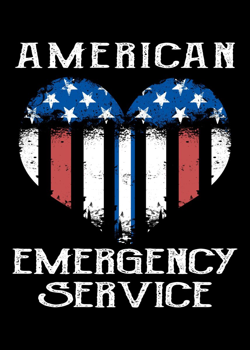 'Emergency Medical Services' Poster, picture, metal print, paint by ...