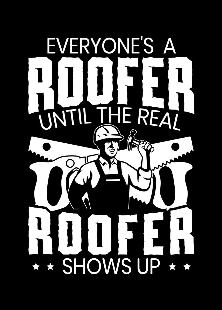 'Roofer' Poster, picture, metal print, paint by NAO | Displate