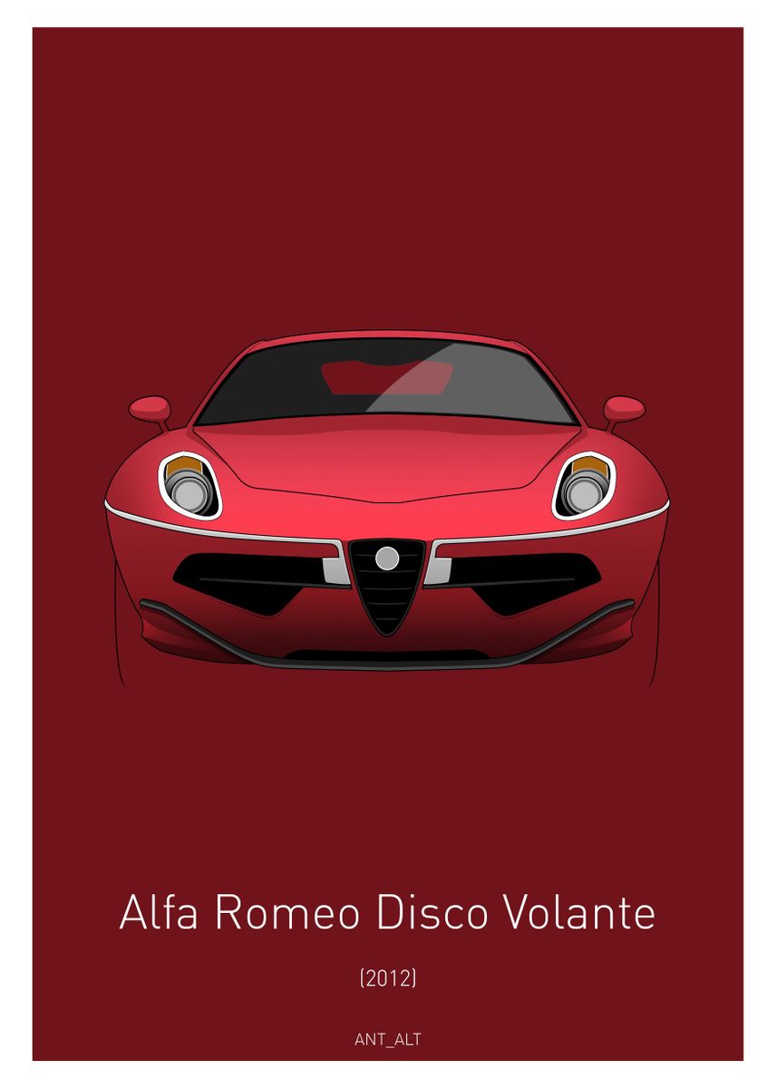 'Disco Volante' Poster, picture, metal print, paint by Alt ...