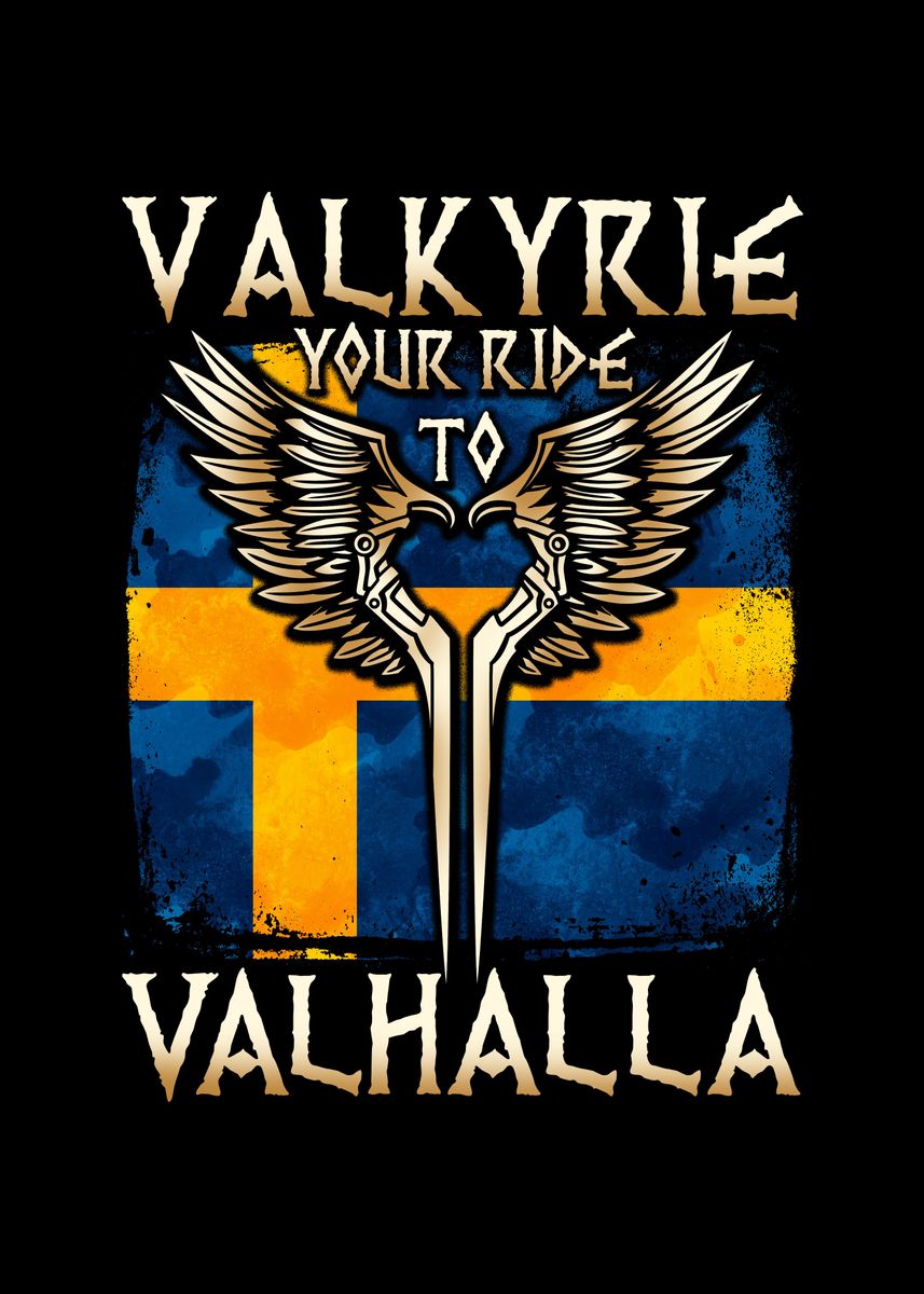 'Valkyrie your Ride Sweden' Poster by biNutz | Displate