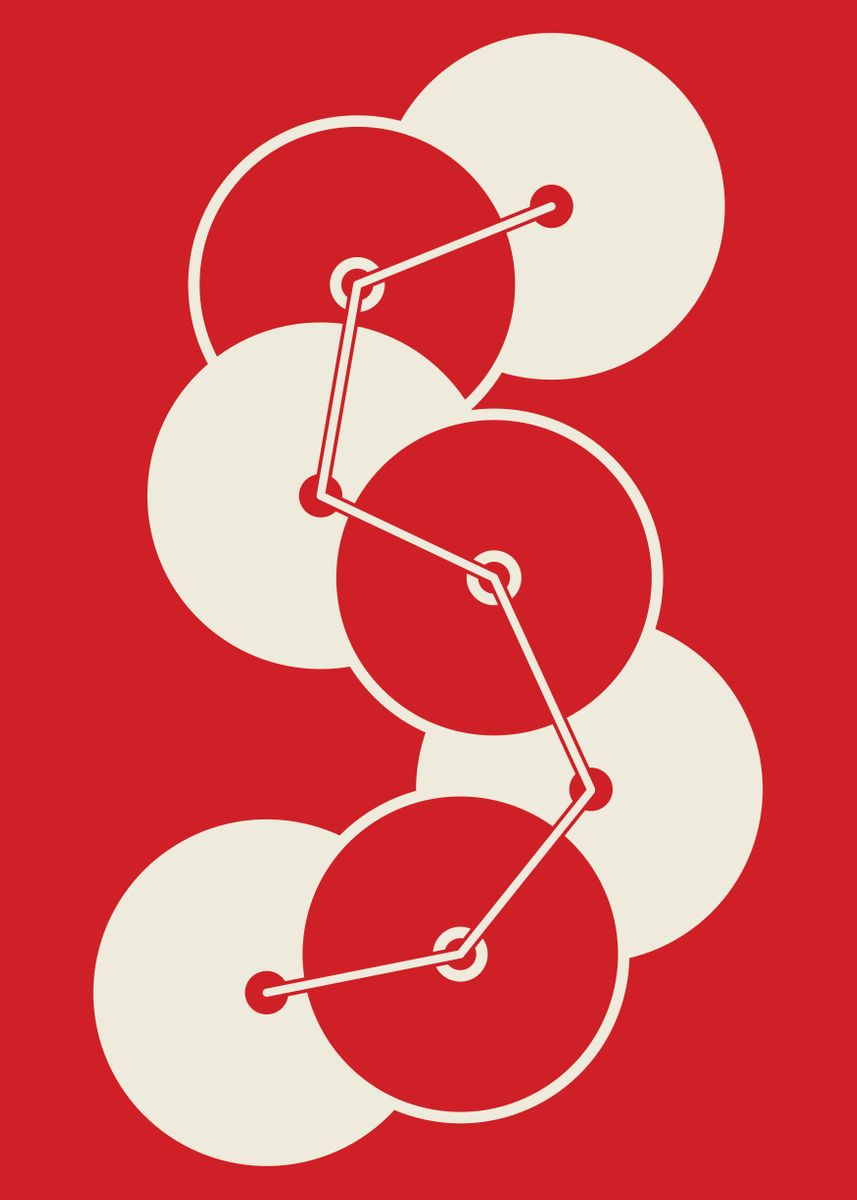 'Spherical Cogs' Poster, picture, metal print, paint by Tyllere | Displate