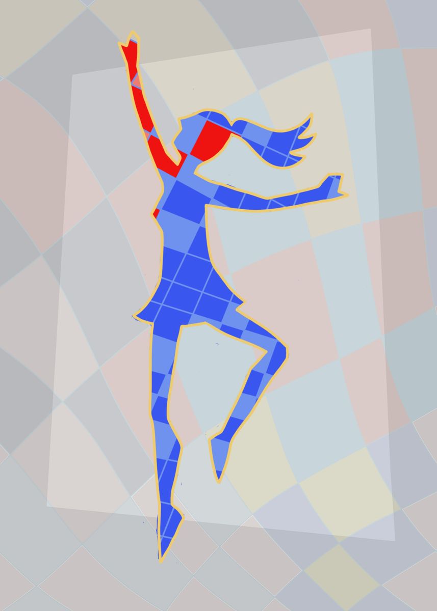 'Ballerina' Poster, picture, metal print, paint by Diana Roche | Displate