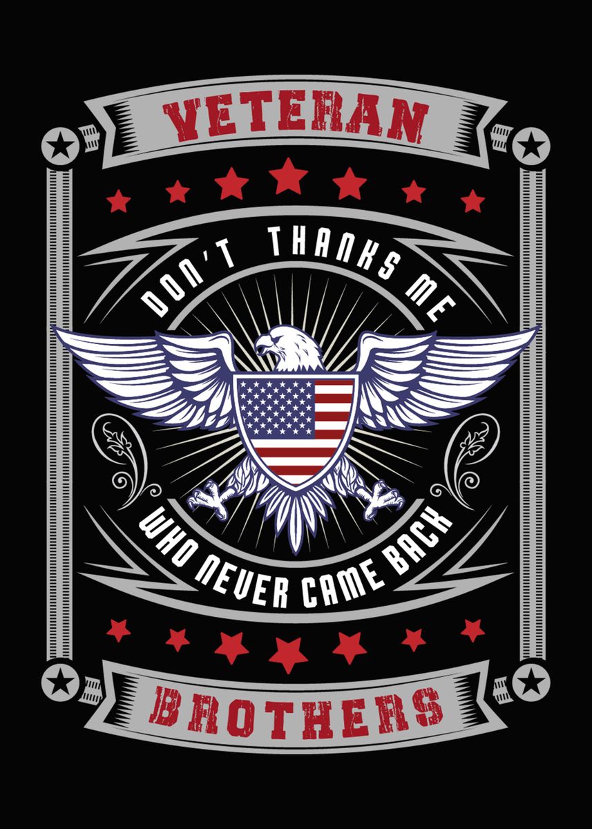 'Veteran Brothers' Poster by Tony Lee | Displate