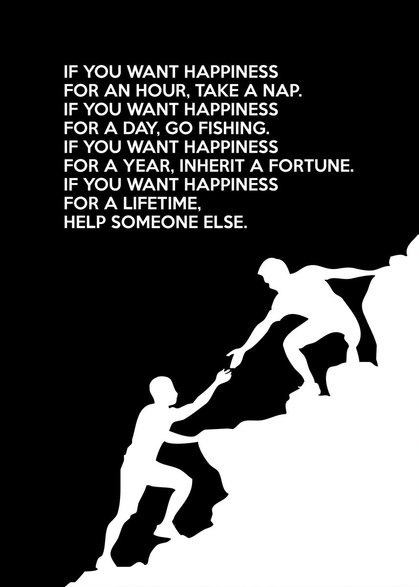 'Be Helpful' Poster by ABConcepts | Displate