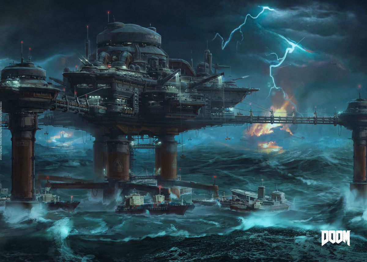 'The Storm' Poster by DOOM | Displate