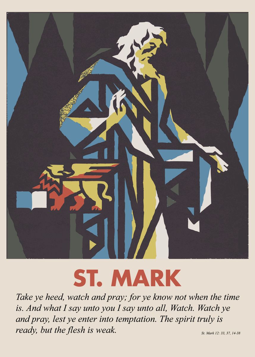 'ST MARK' Poster, picture, metal print, paint by Atomic Chinook | Displate