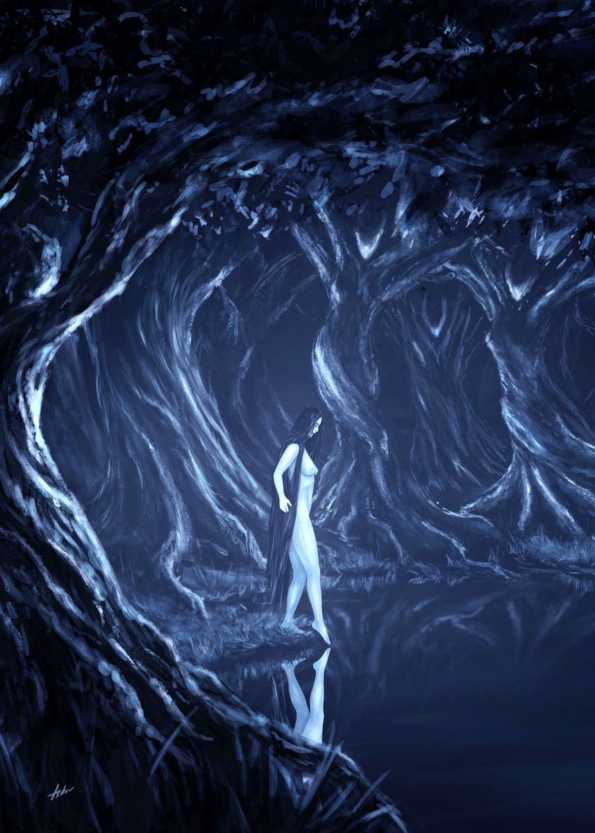 'Felurian' Poster, picture, metal print, paint by Thorkild Skov | Displate