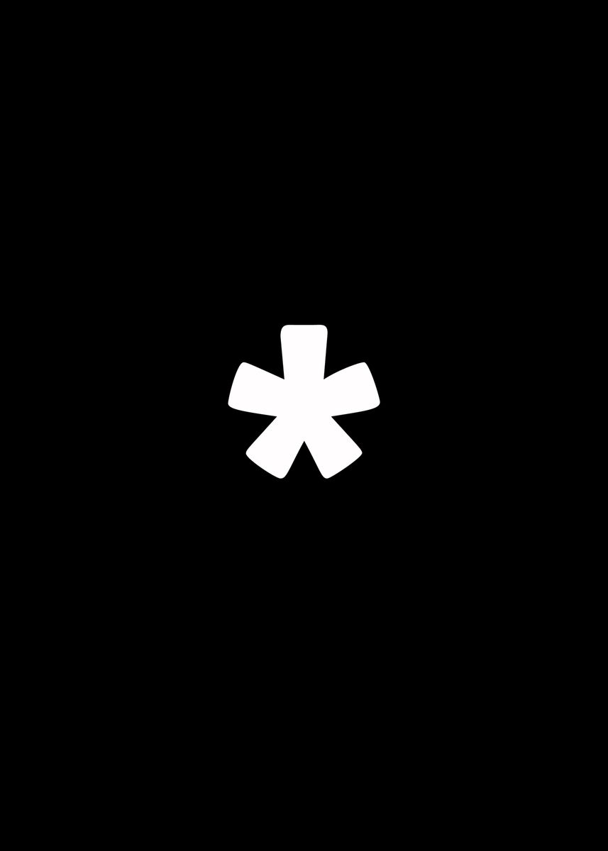 'Asterisk' Poster, picture, metal print, paint by Ignite Colour | Displate