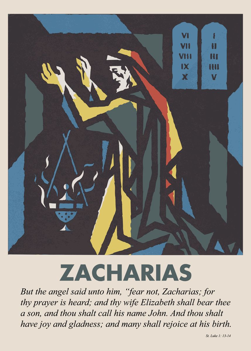 'ZACHARIAS' Poster, picture, metal print, paint by Atomic Chinook ...