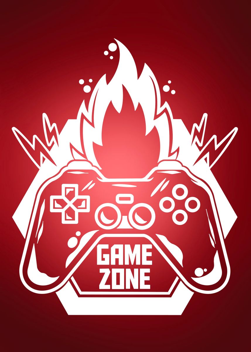 'Game zone' Poster, picture, metal print, paint by Aiden Tells | Displate