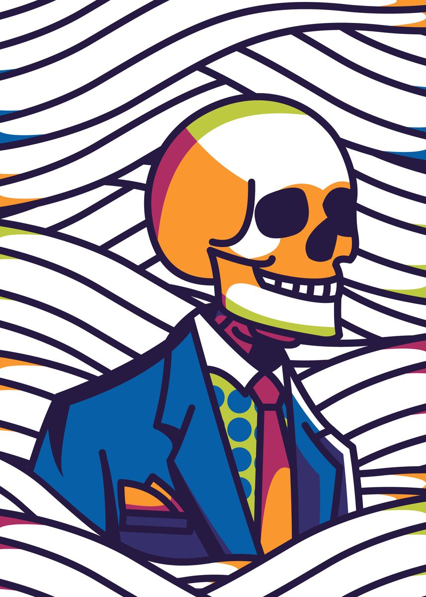 'death bone' Poster by noris dorta | Displate