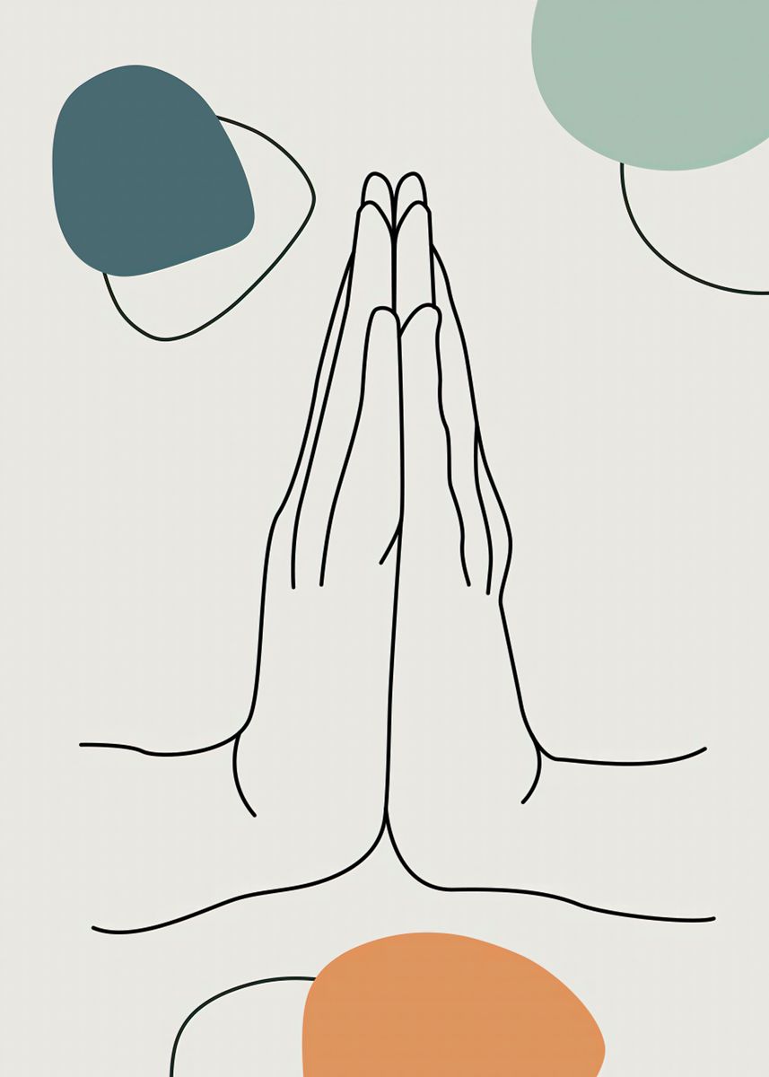 'minimalist hands' Poster, picture, metal print, paint by Cristina ...