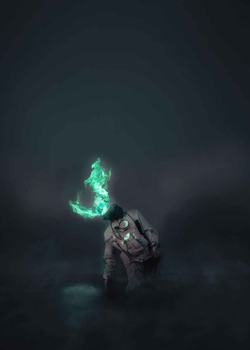 'Flame Space ' Poster by rickpardophotography | Displate