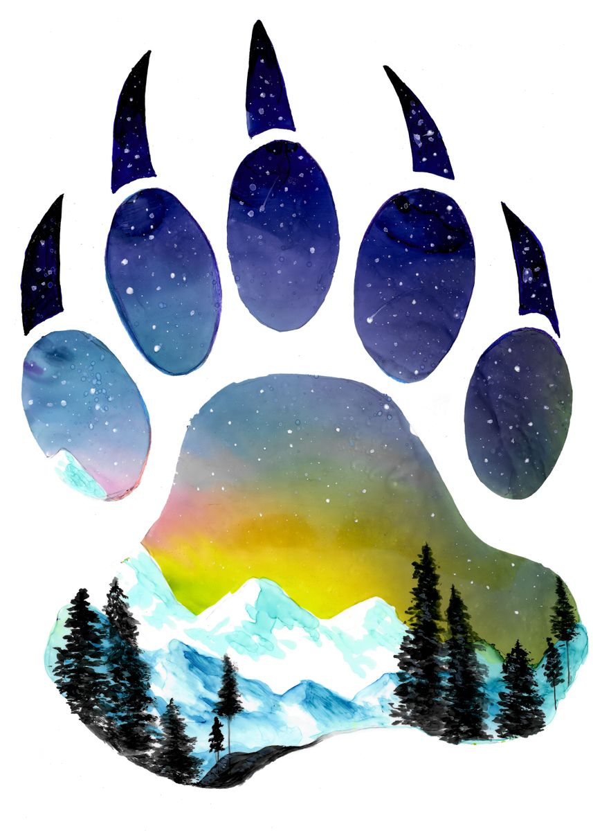 'The Great Wilderness' Poster, picture, metal print, paint by Olga ...