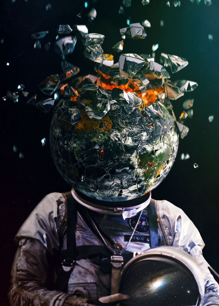 'Open Mind' Poster, picture, metal print, paint by seam less | Displate