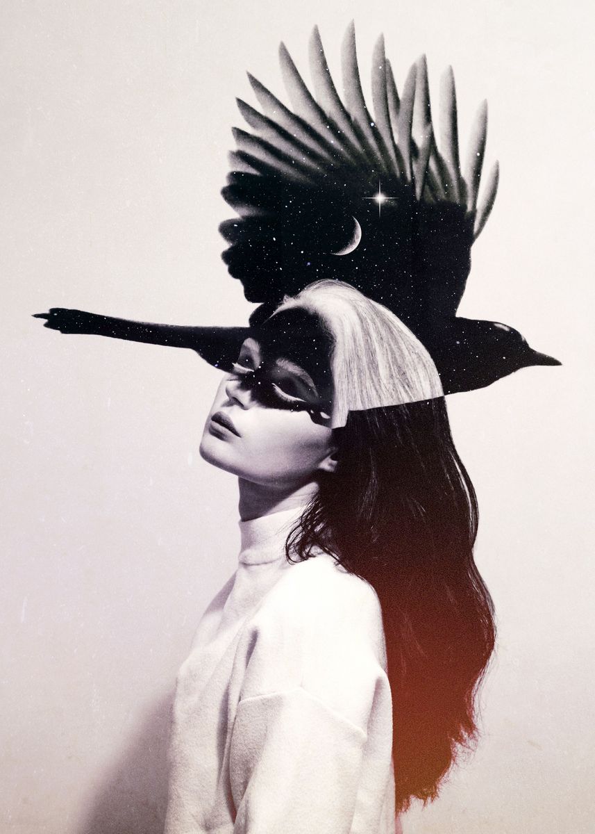 'Saudade' Poster, picture, metal print, paint by seam less | Displate