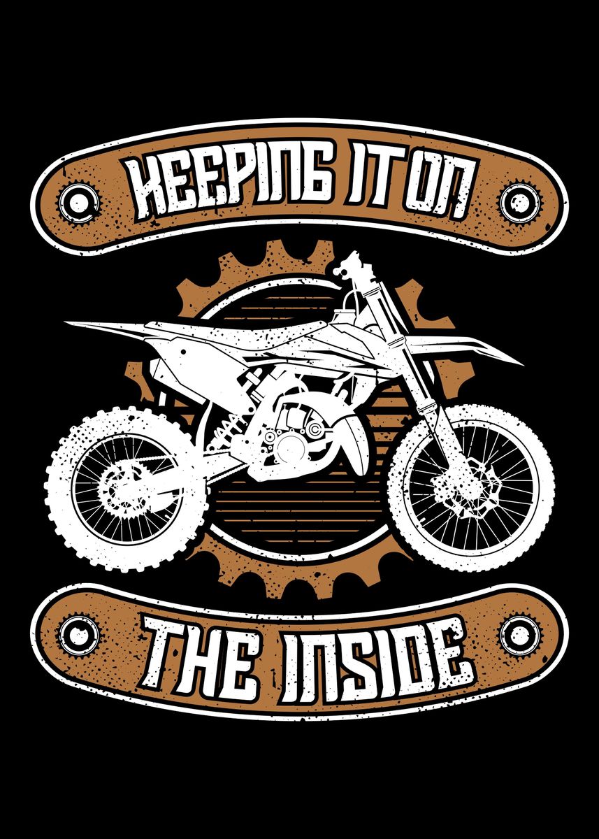 'Dirt Bike MX Motocross' Poster by BobbyBubble | Displate