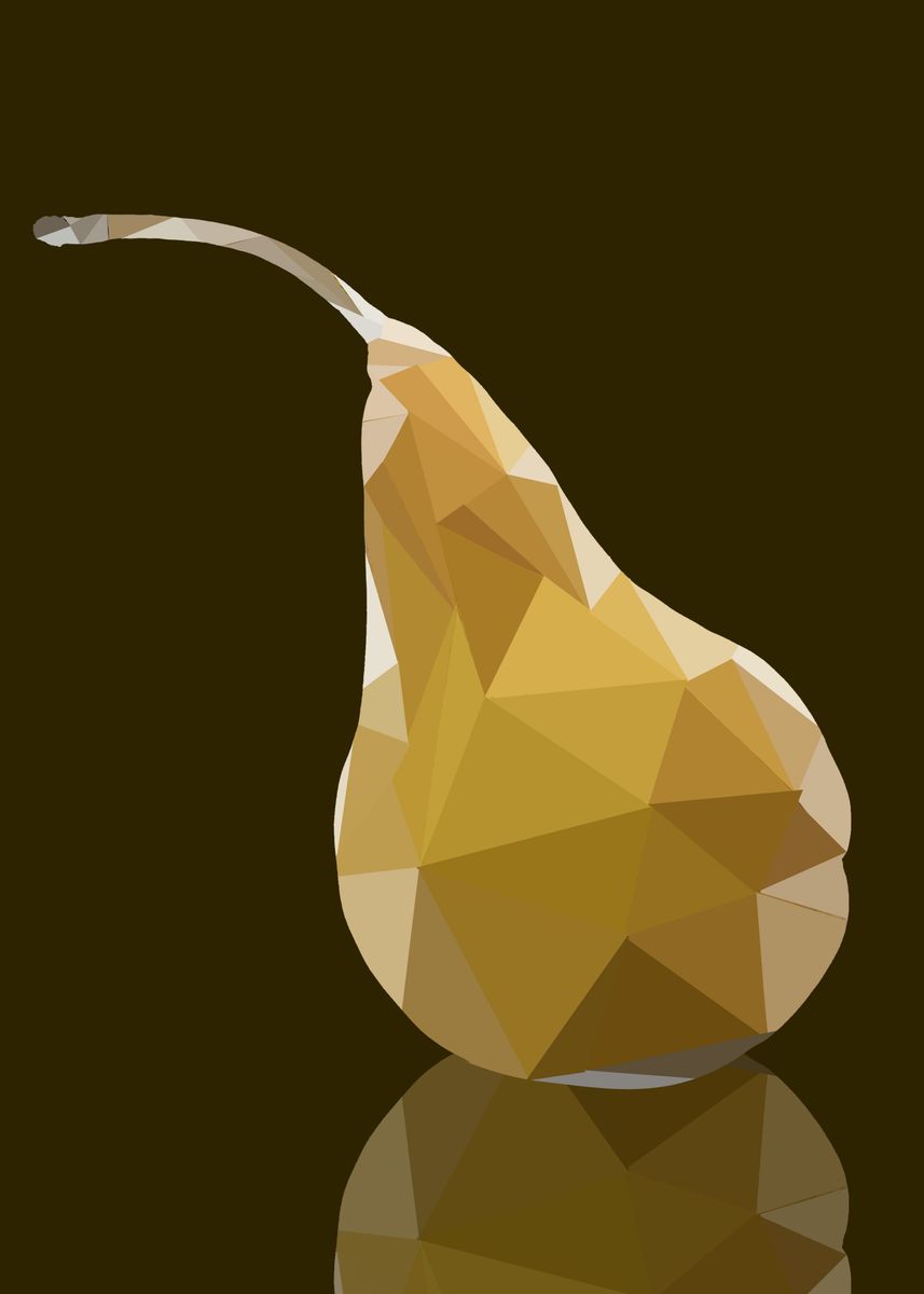 'Pear' Poster by Nur Khafif | Displate