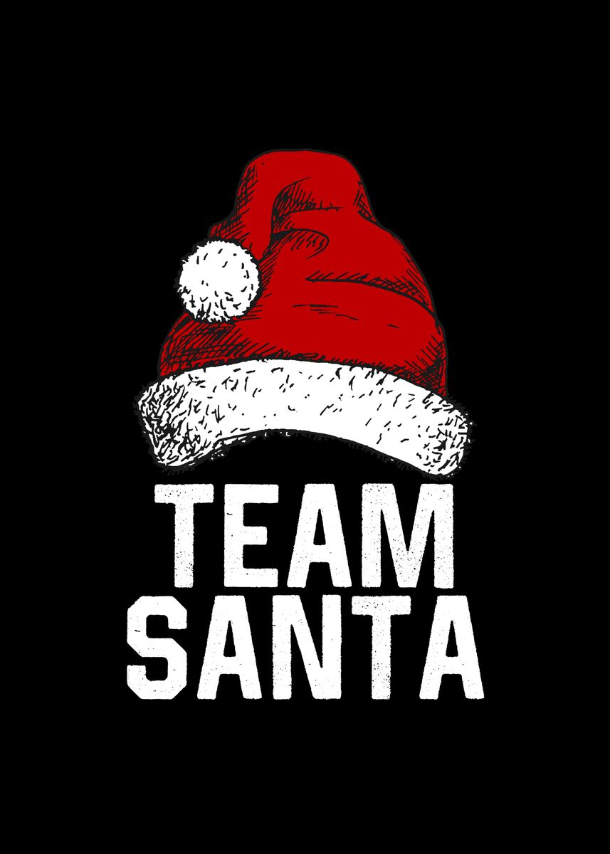'Team Santa' Poster, picture, metal print, paint by Francois Ringuette ...