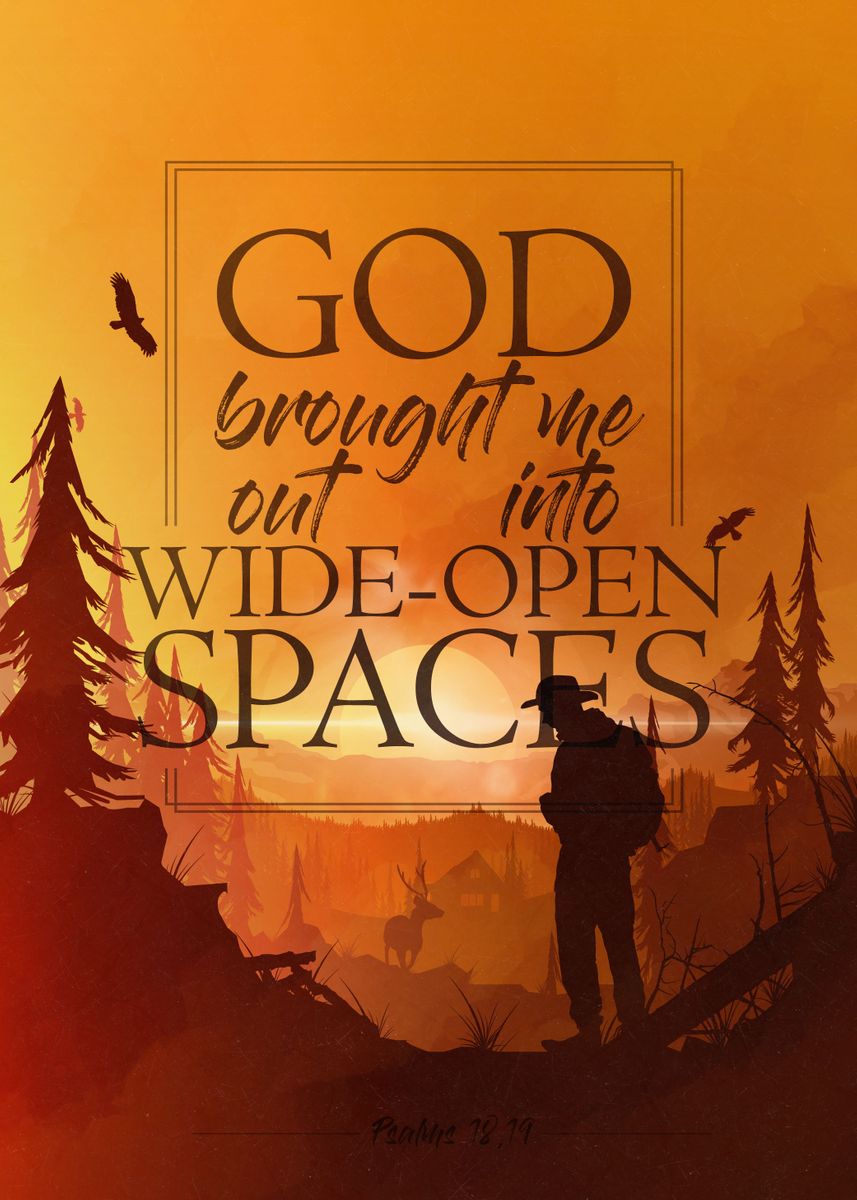 'Wide Open Spaces' Poster, picture, metal print, paint by Cedric Rehm ...