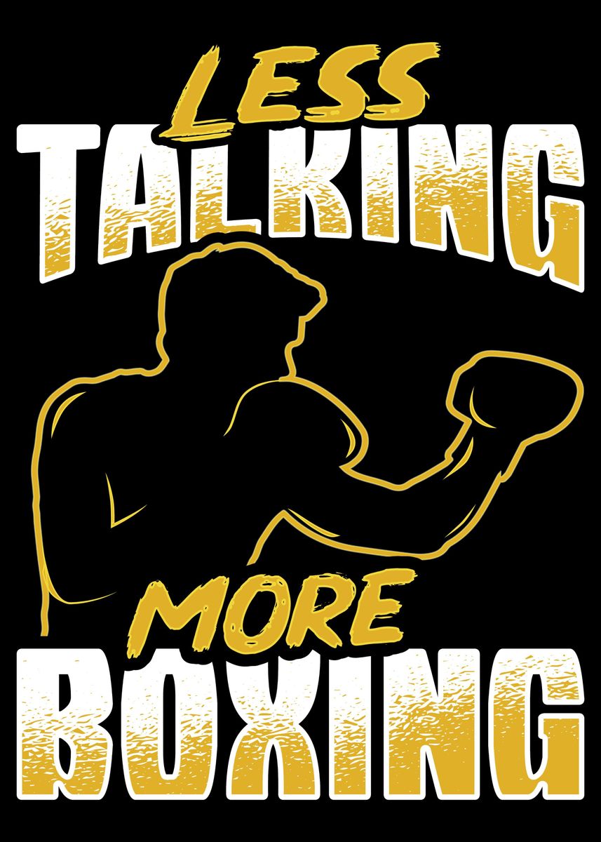 'Funny Boxing Sport' Poster, picture, metal print, paint by Michael ...