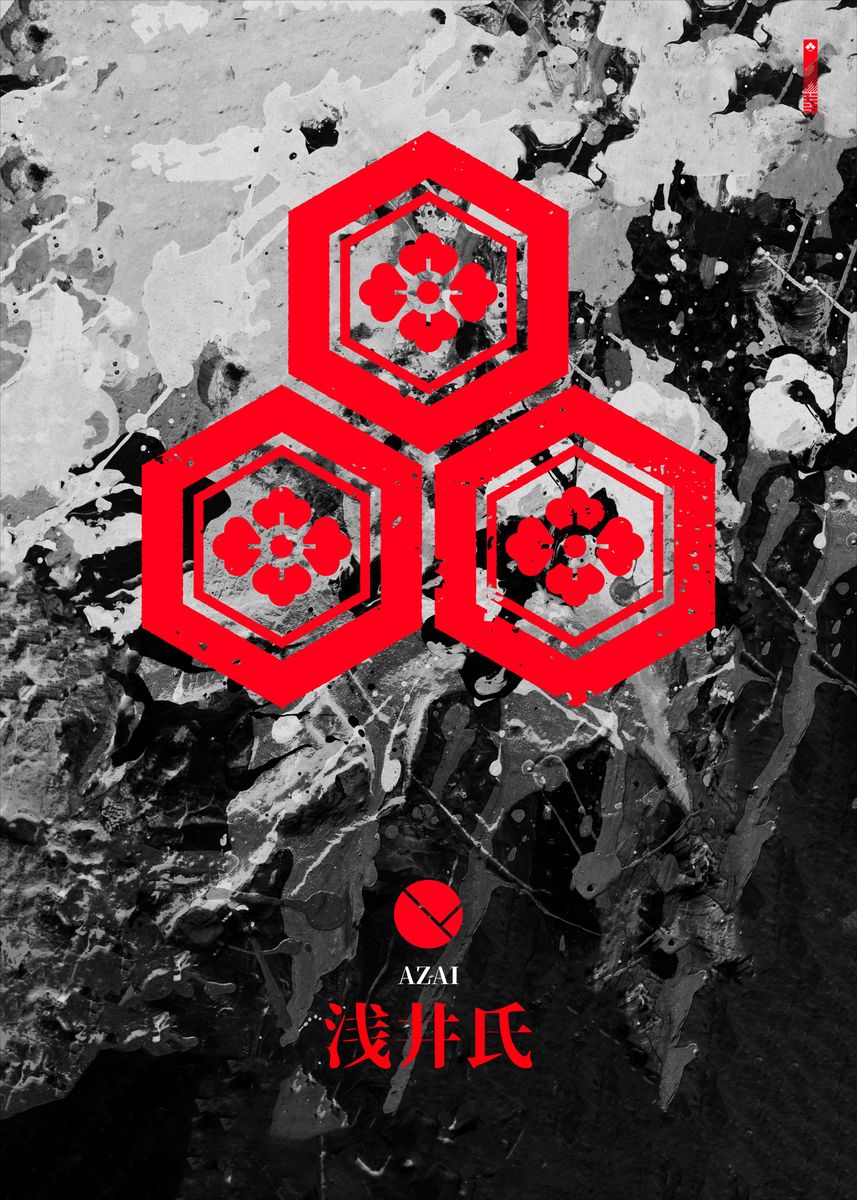 'The Azai Clan' Poster, picture, metal print, paint by ...