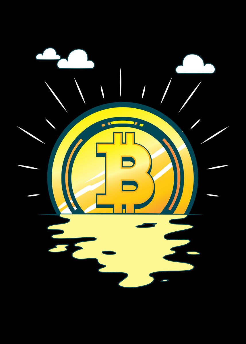 'Bitcoin Funny Trader' Poster by PlateMadeStuff | Displate