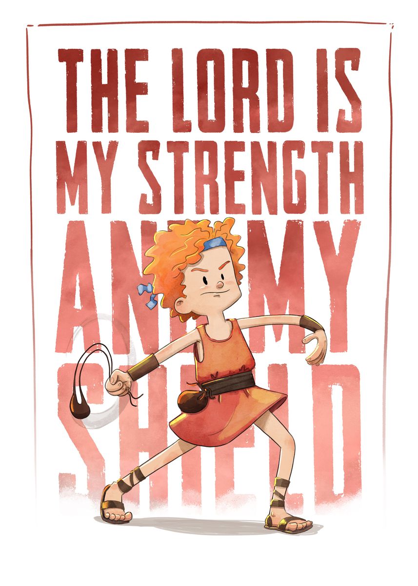 'The King David' Poster, picture, metal print, paint by Bible Inspired ...