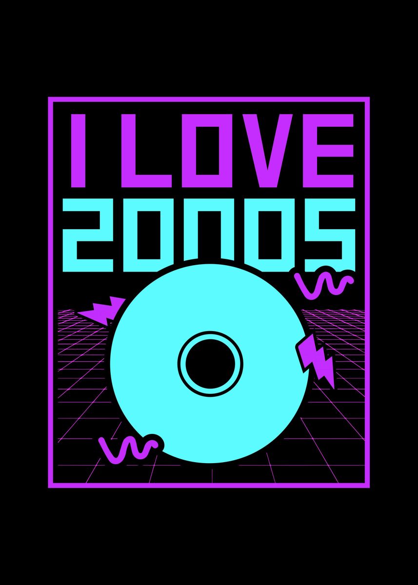 '2000s Retro' Poster by Sebastian Wünsche | Displate