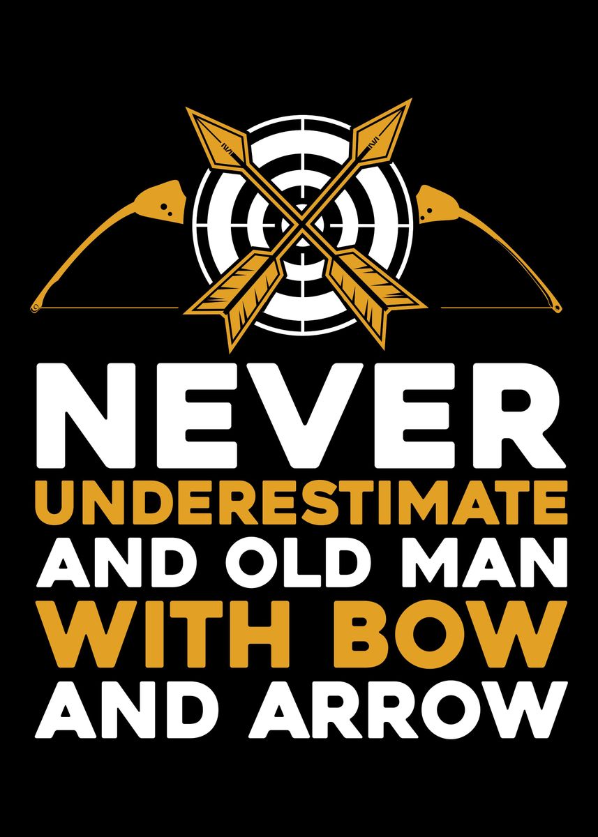 'Archery Archer Bowman' Poster by BobbyBubble | Displate