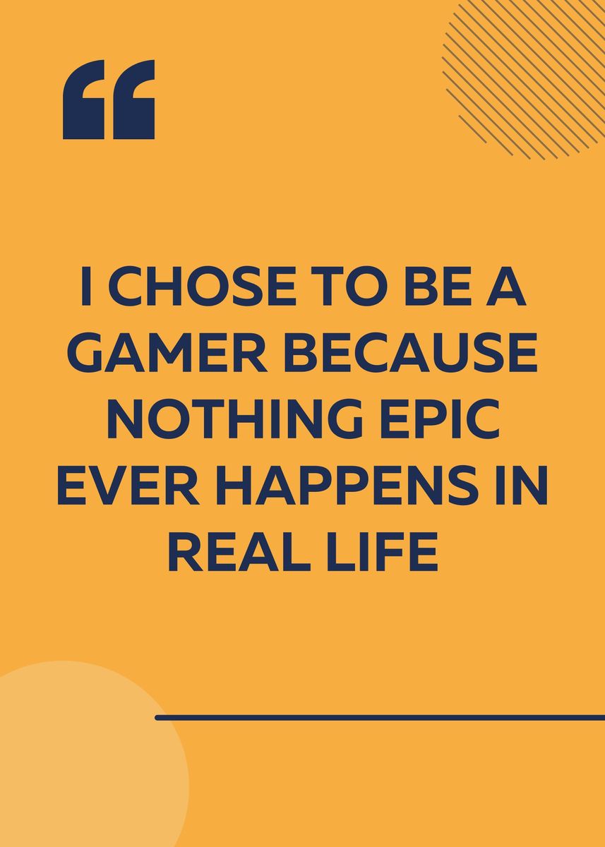 'gaming gamer quotes 8' Poster by Ainiez | Displate